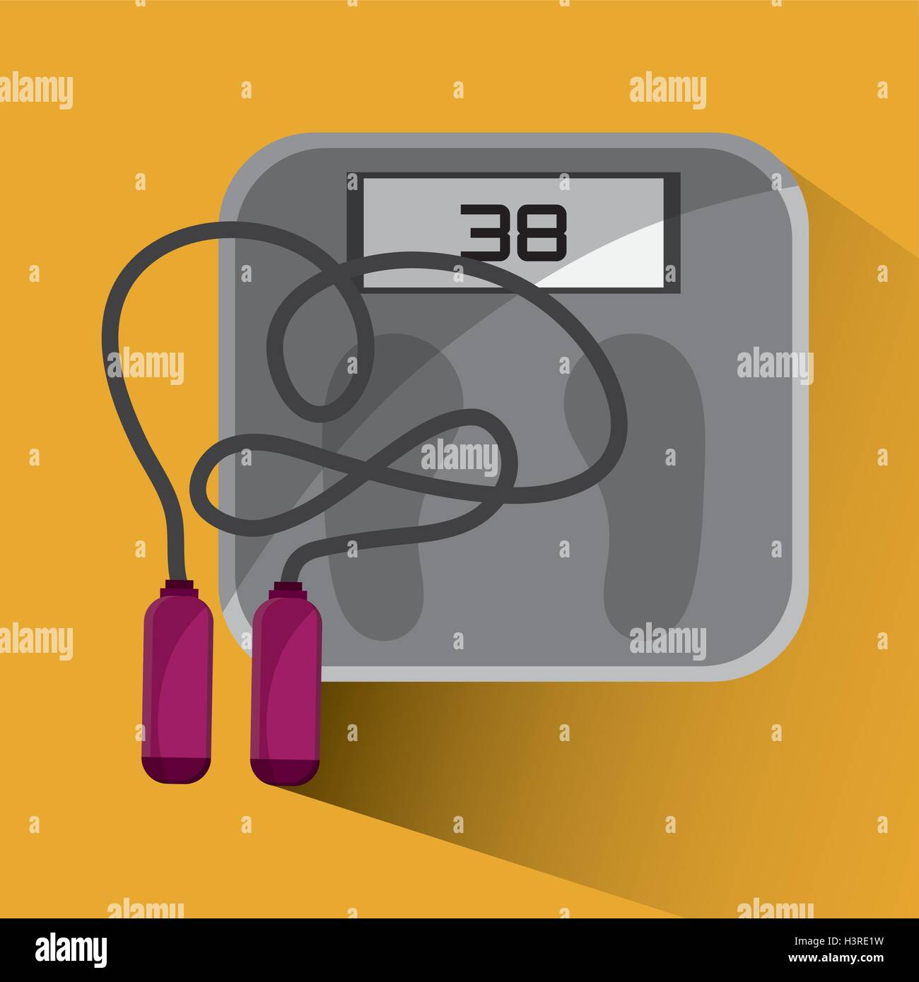 Scale and fitness design Stock Vector Image & Art - Alamy