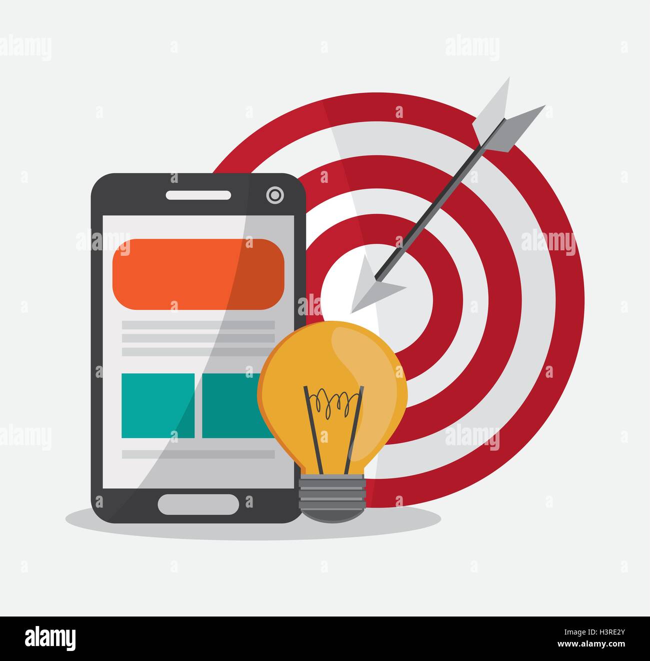 Smartphone and digital marketing design Stock Vector Image & Art - Alamy