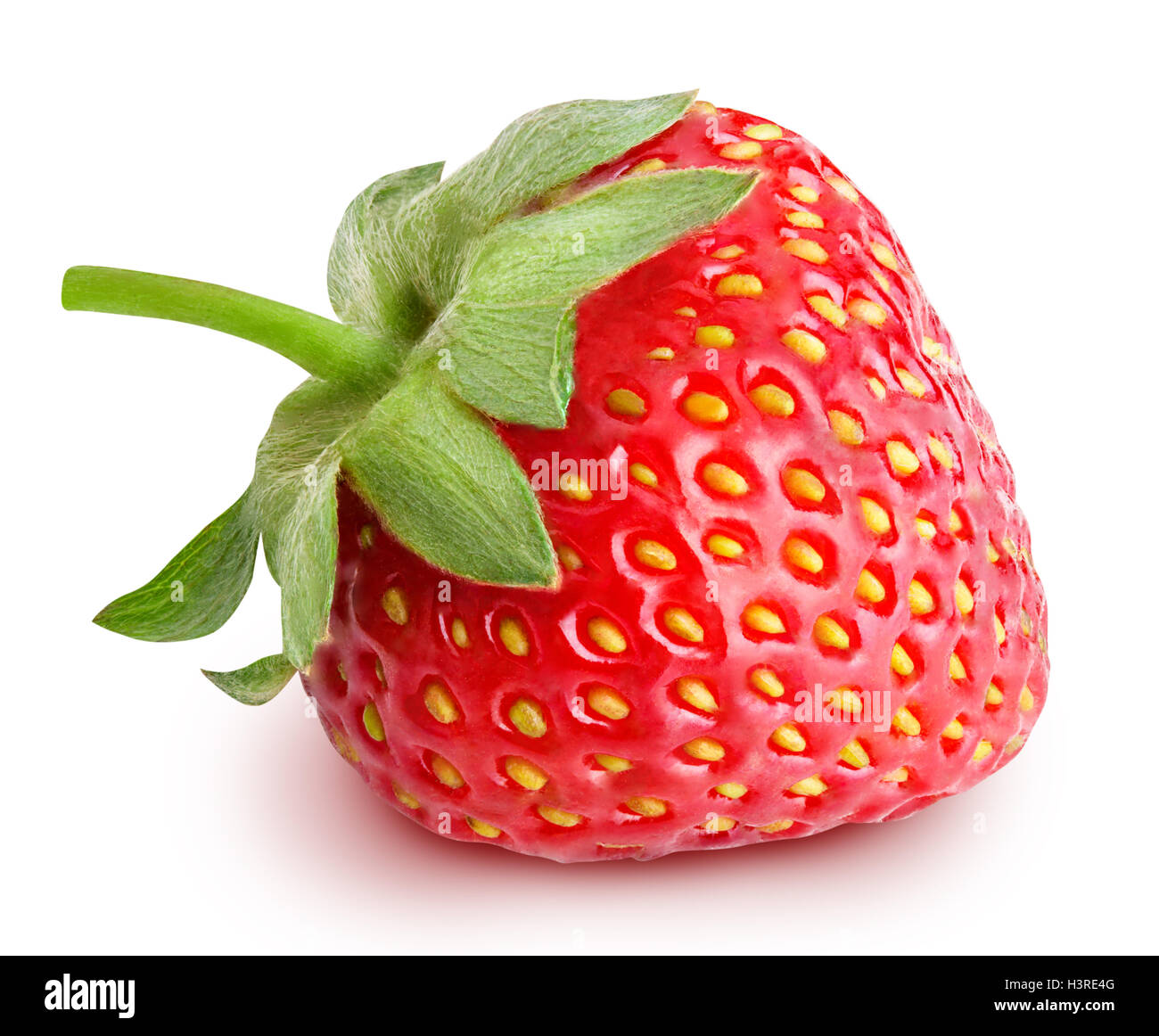 Strawberry isolated on white background Stock Photo - Alamy