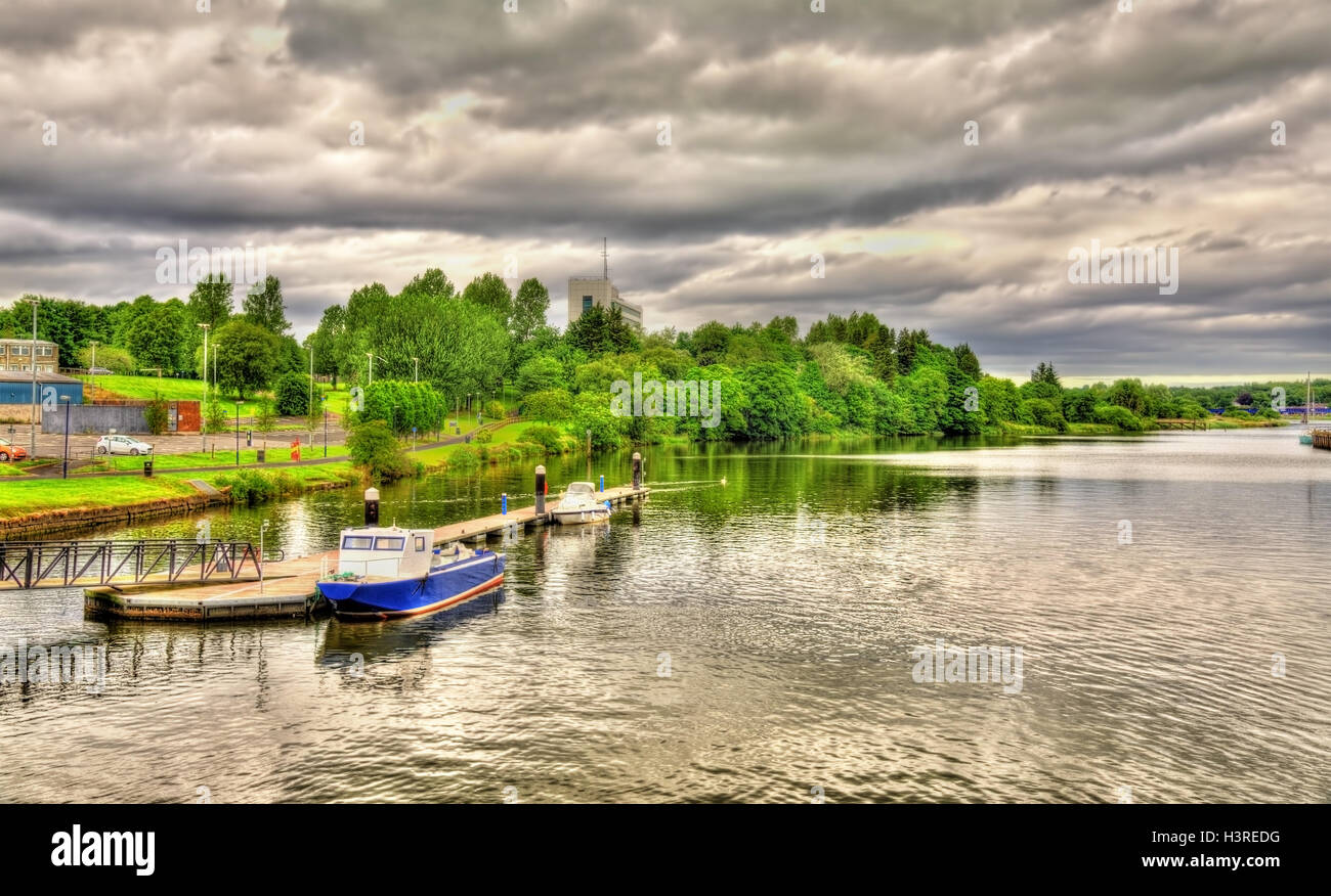 The river Bann in Coleraine - Northern Ireland Stock Photo - Alamy