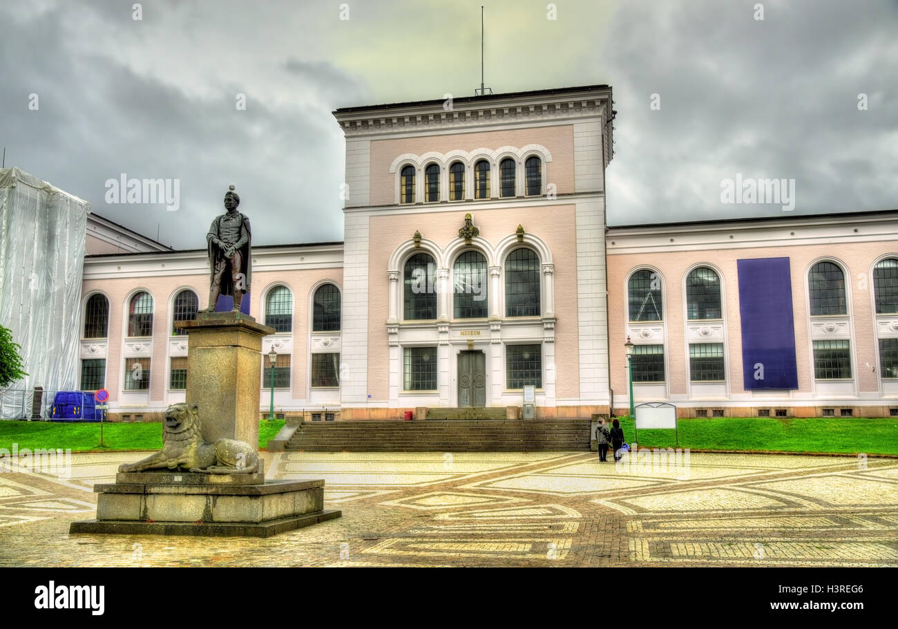 View of the Bergen University Museum in Norway Stock Photo - Alamy