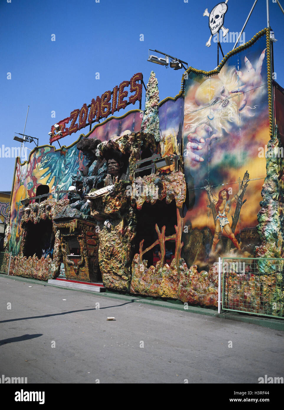 Austria, Vienna, Prater, ghost train, "zombies", Europe, town, capital ...