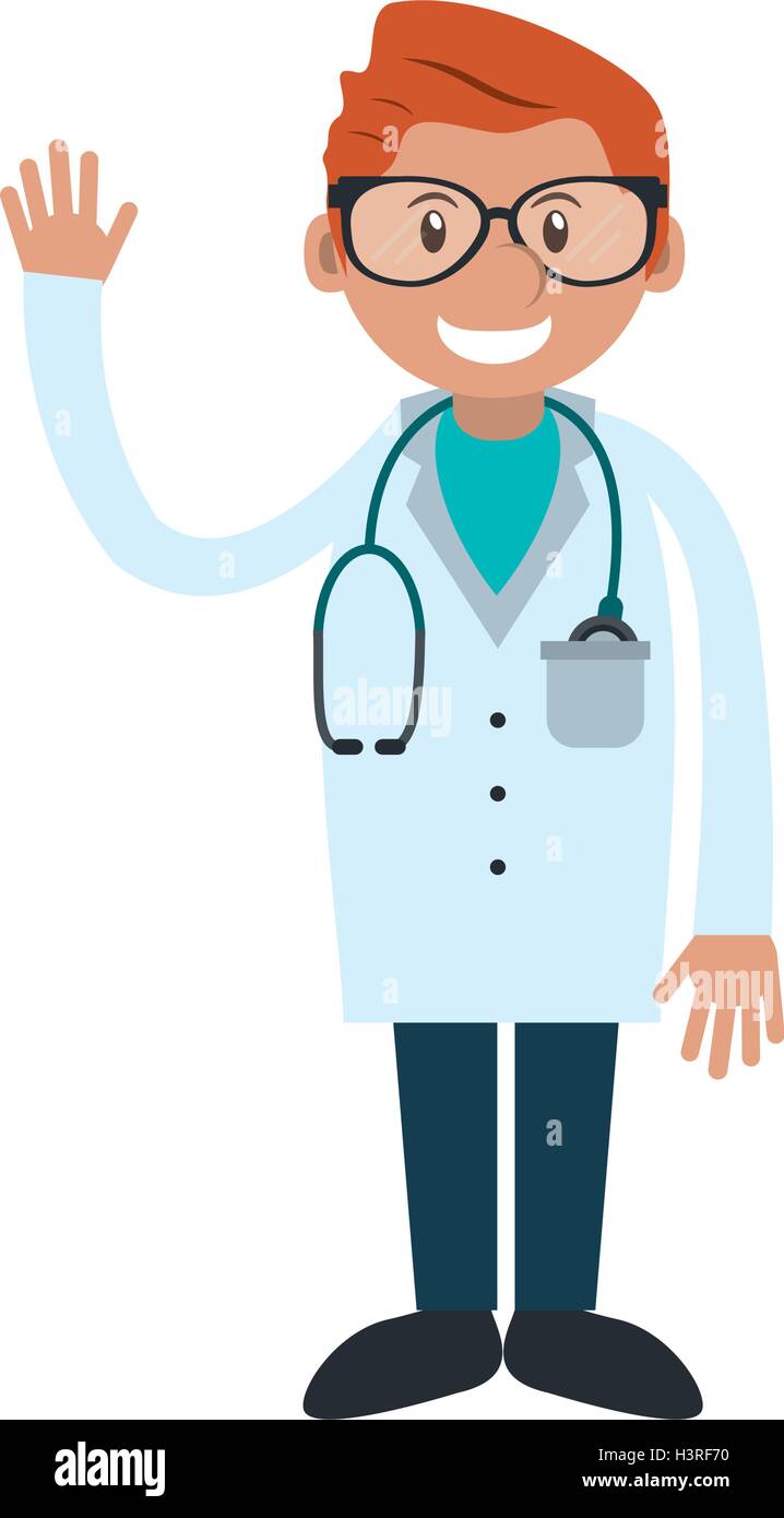Isolated doctor cartoon design Stock Vector Image & Art - Alamy