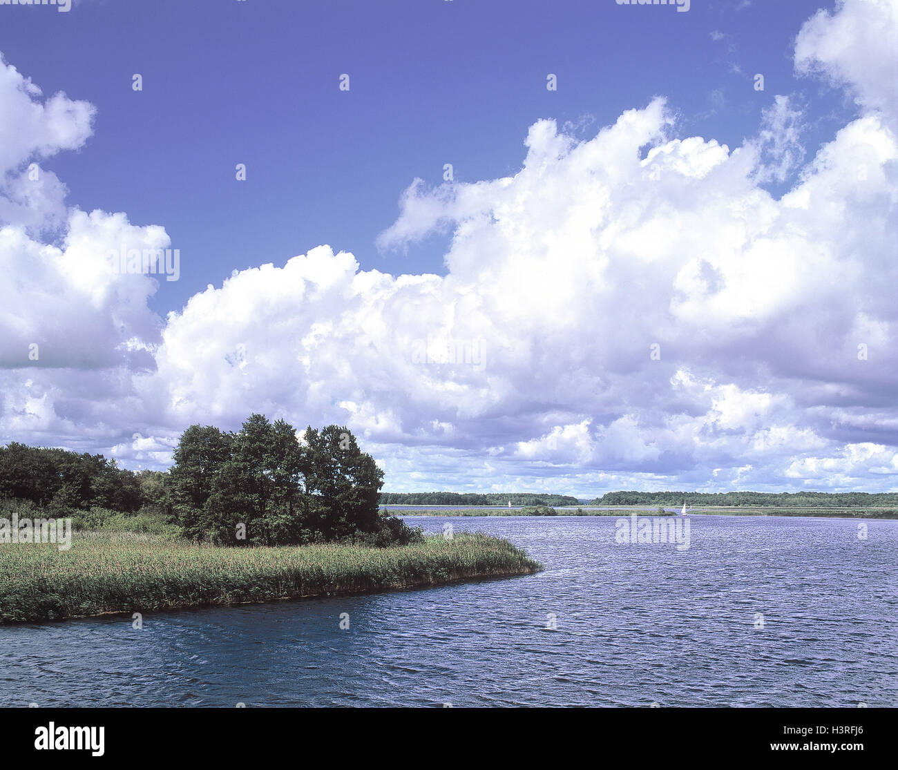Poland, Masuria, sea scenery, summer, Europe, north-east Pole, Mazury ...