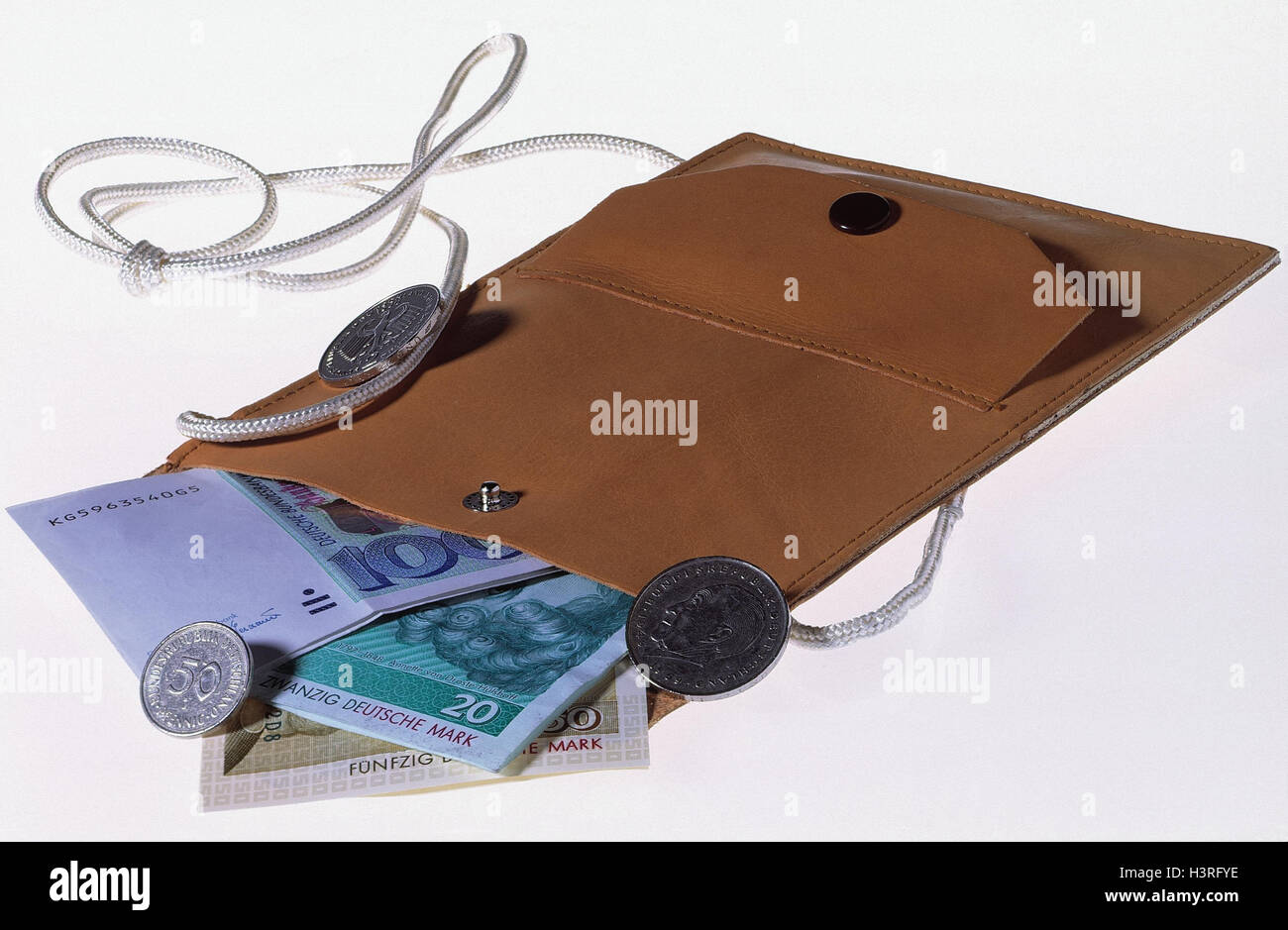 Neck pouch, money, product photography, change purse, purse, Portmonee ...