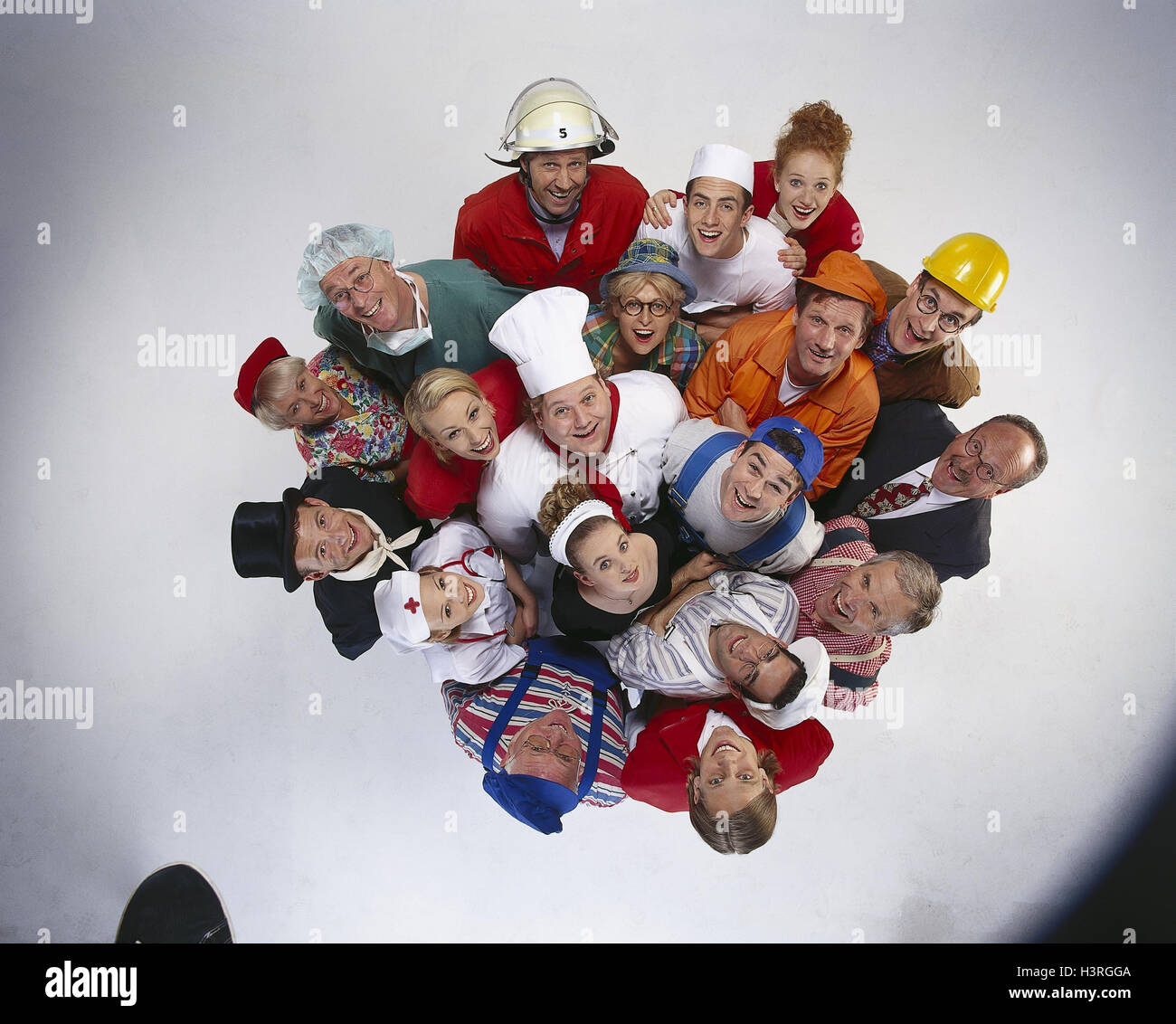 Group workers different occupations hi-res stock photography and images ...