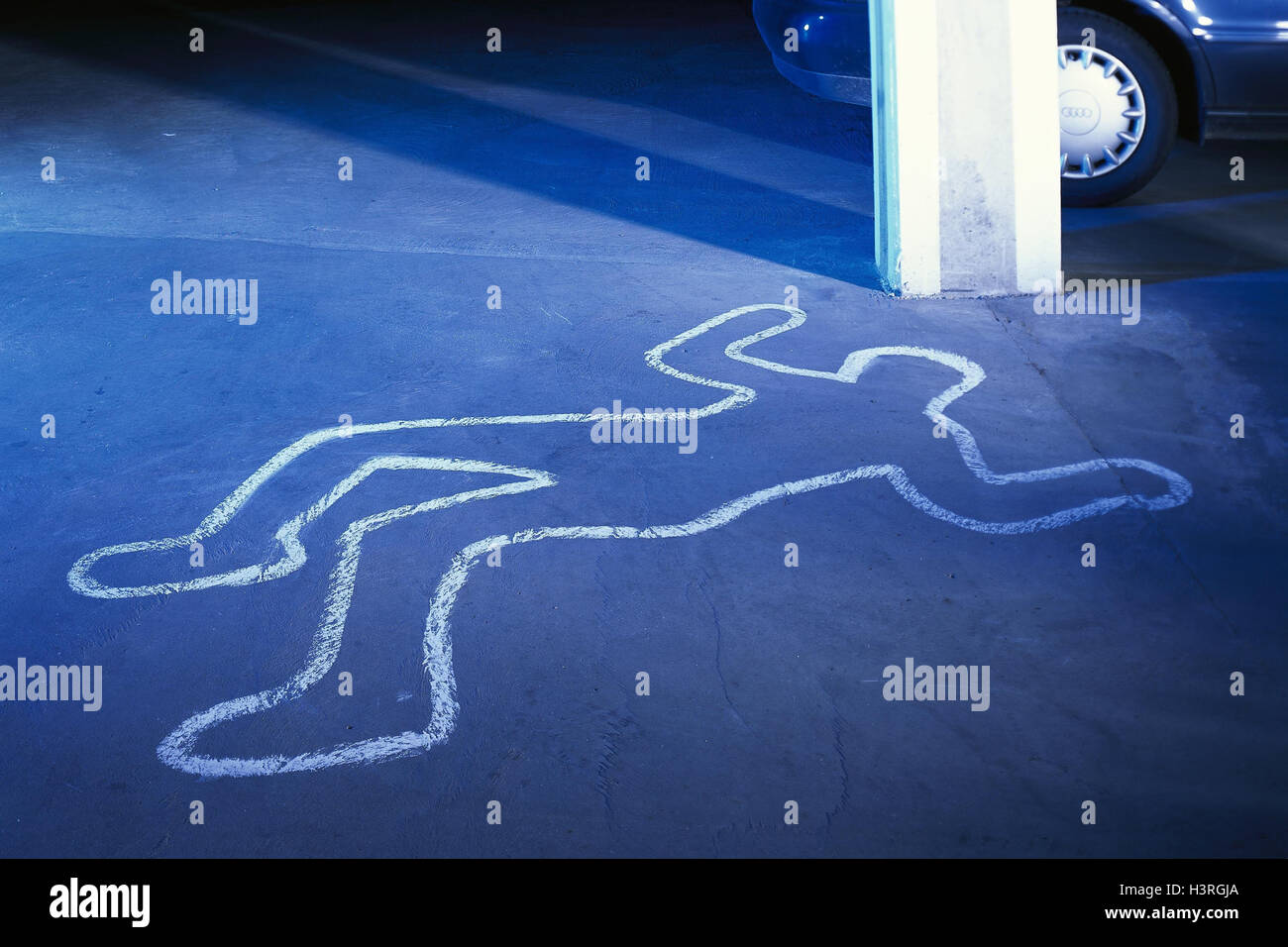 Underground parking, criminal activity, securing evidence, offering ...