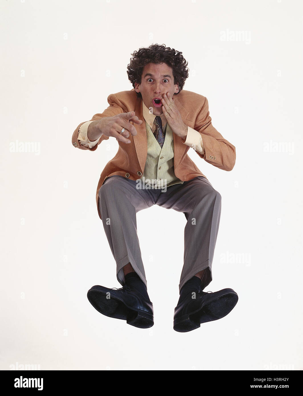 Man startled hi-res stock photography and images - Alamy