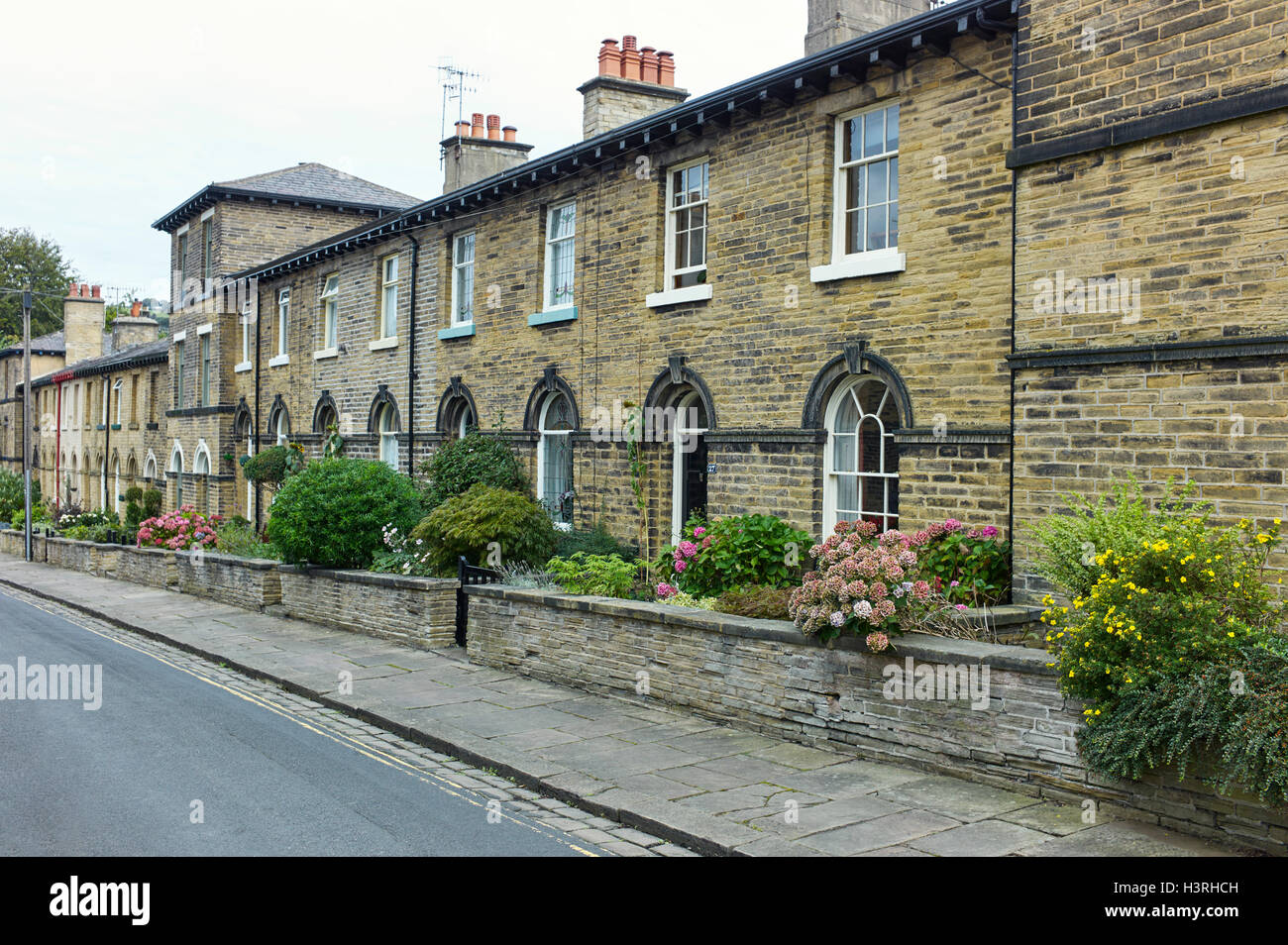 Street in Saltaire Stock Photo - Alamy
