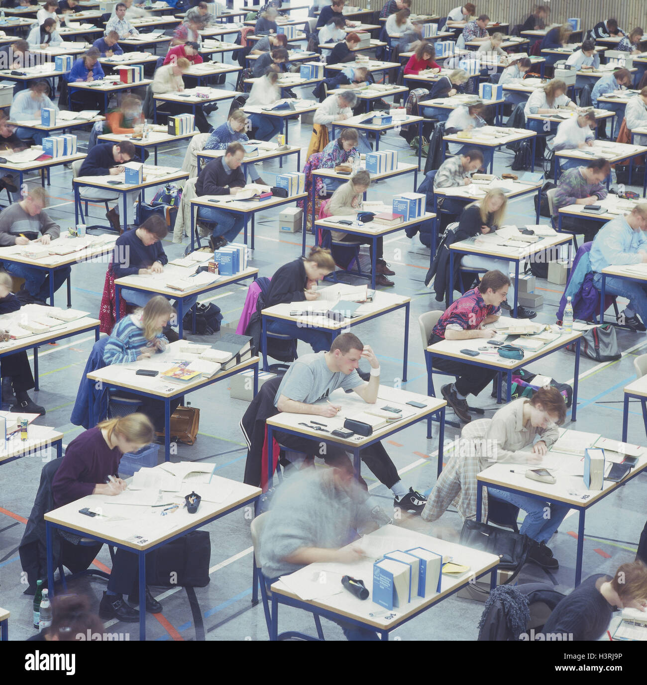 Advanced technical college, gymnasium, student, concentrates, exam ...