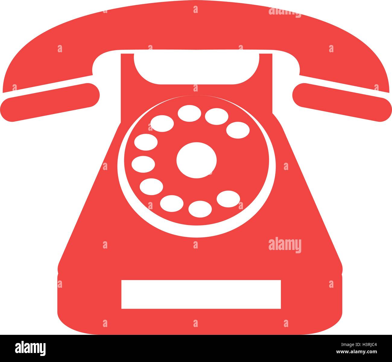 Isolated retro phone design Stock Vector Image & Art - Alamy