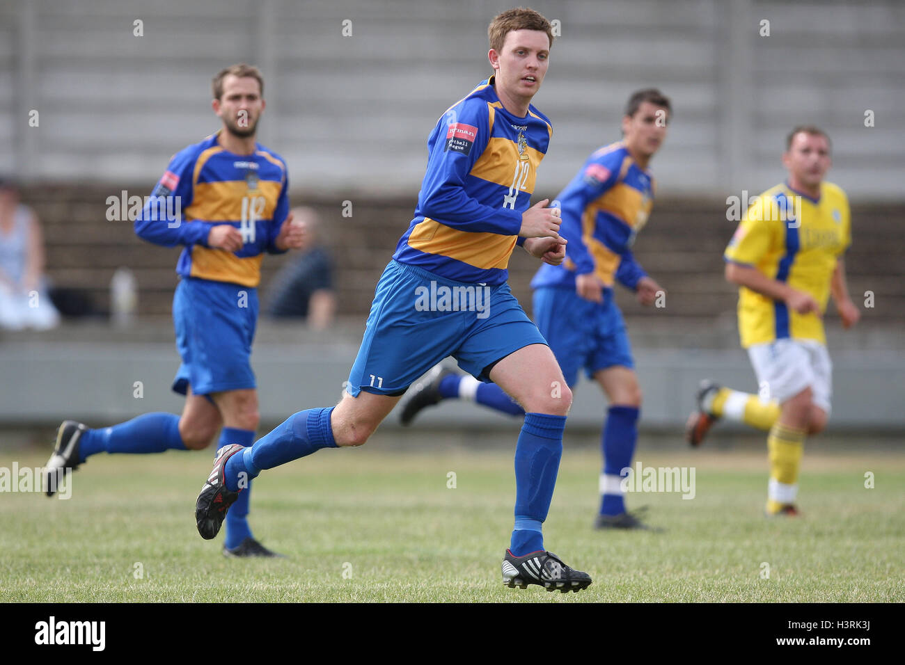 Paul Kavanagh of Romford - Romford vs Canvey Island - Pre-Season ...