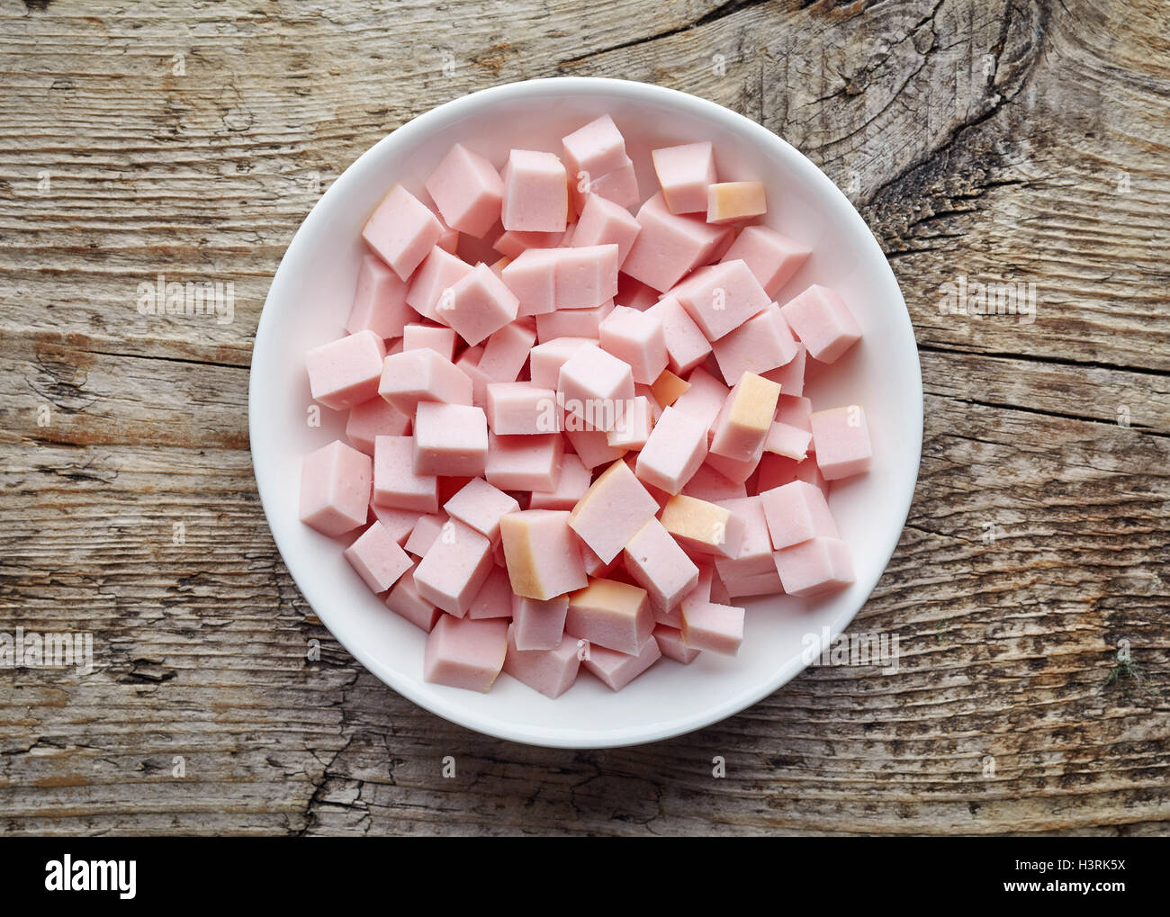 Ham top view roll hi-res stock photography and images - Alamy