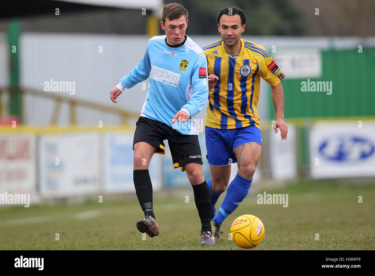 Chuck Duru in action for Romford - Romford vs Cheshunt - Ryman League ...
