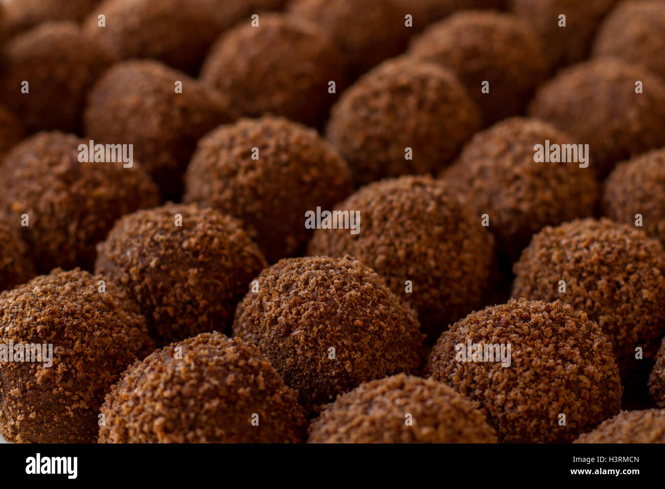 Sweets of brown color Stock Photo - Alamy