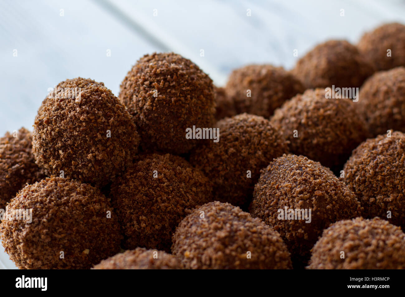 Sweets of dark color Stock Photo - Alamy