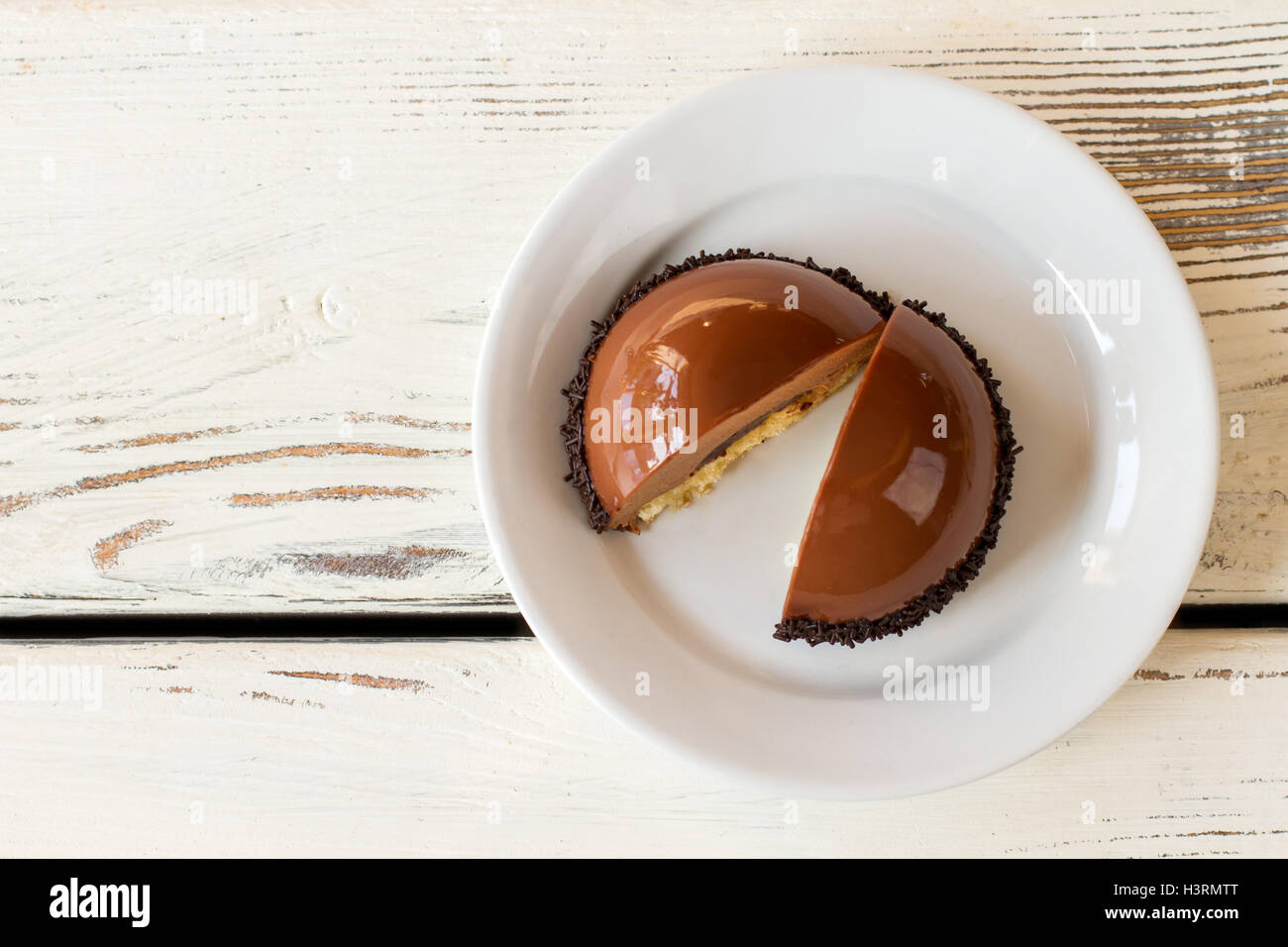 Dessert of brown color Stock Photo - Alamy