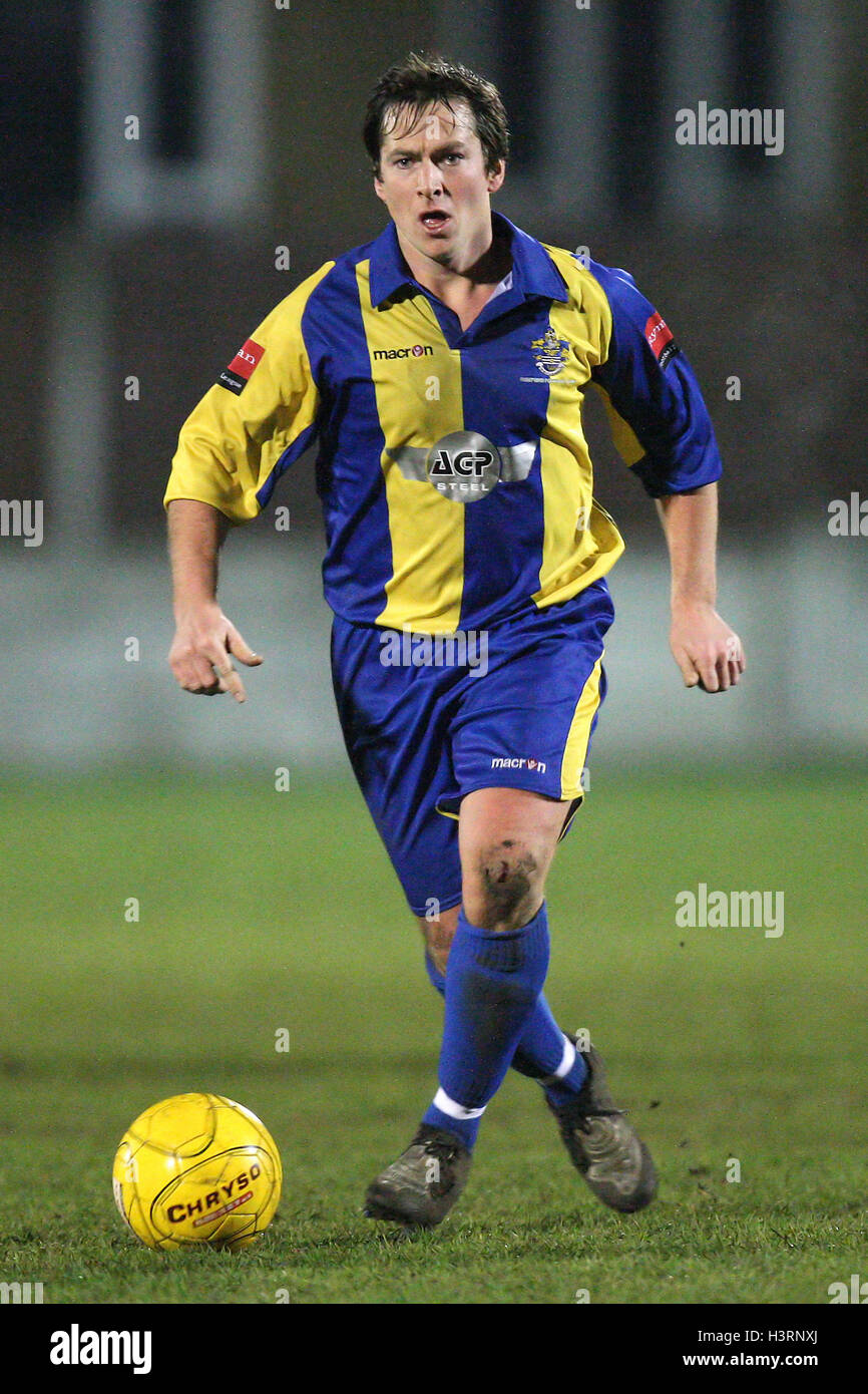 Ricki Mackin of Romford - Romford vs Redbridge - Ryman League Division ...