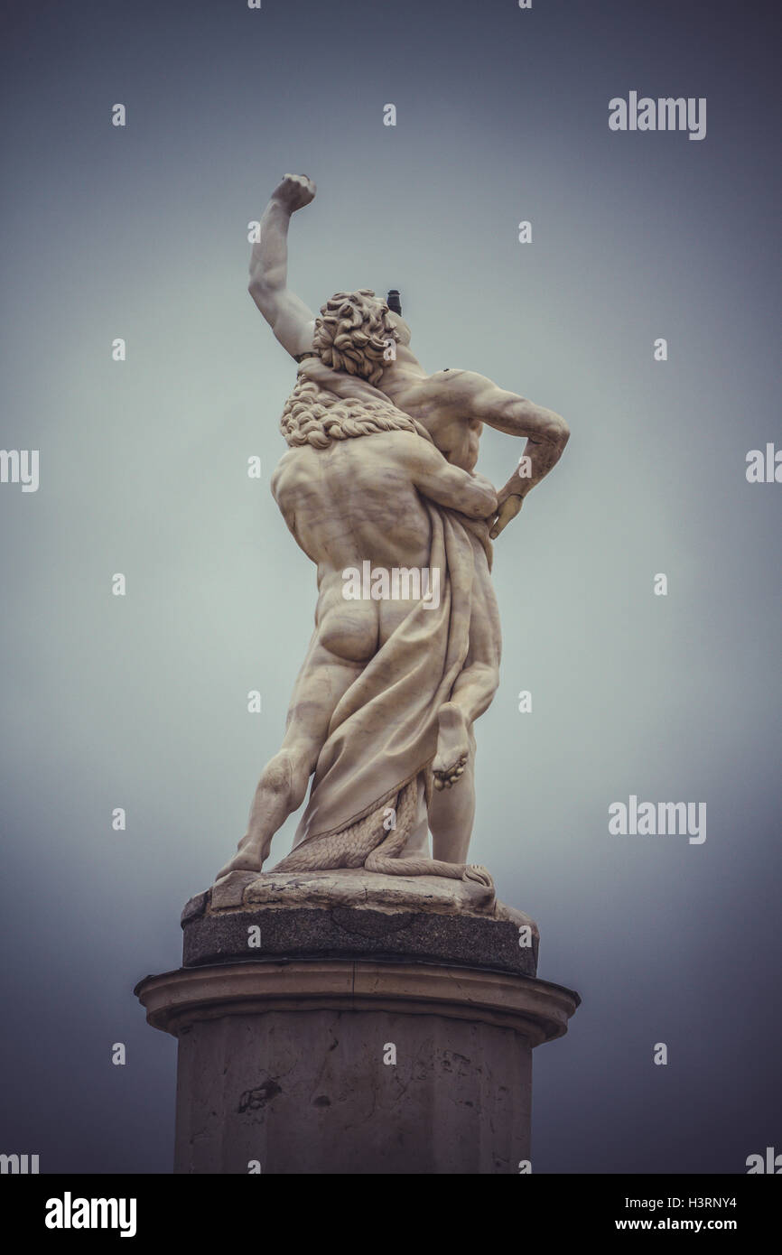 Mythology, Ornamental fountains of the Palace of Aranjuez, Madri Stock ...