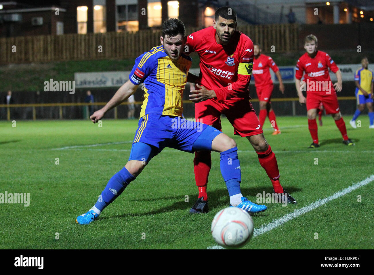 Tom Richardson of Romford and Tyron Thomas of Redbridge - Romford vs ...