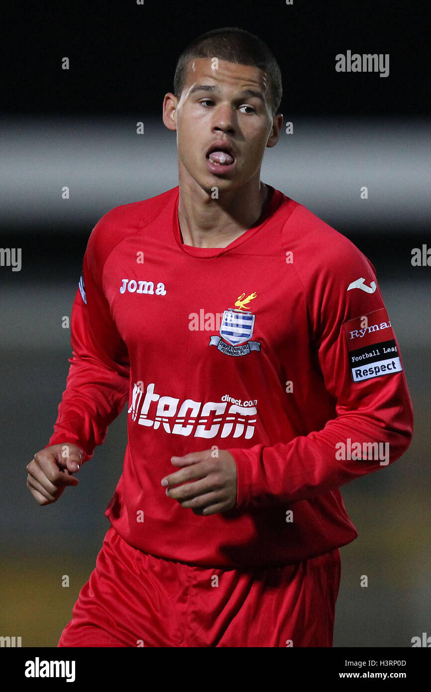 Shane Wallace of Redbridge - Romford vs Redbridge - Ryman League ...