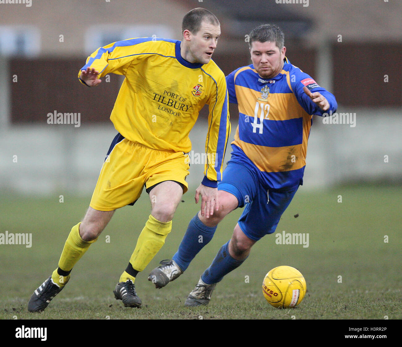 Christian Wheeler of Tilbury evades James Gammons of Romford - Romford ...