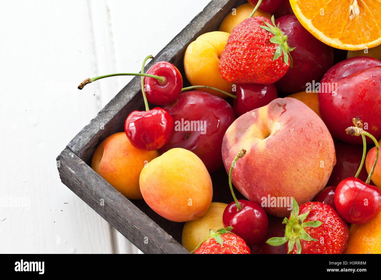 Colorful fresh fruits Stock Photo - Alamy