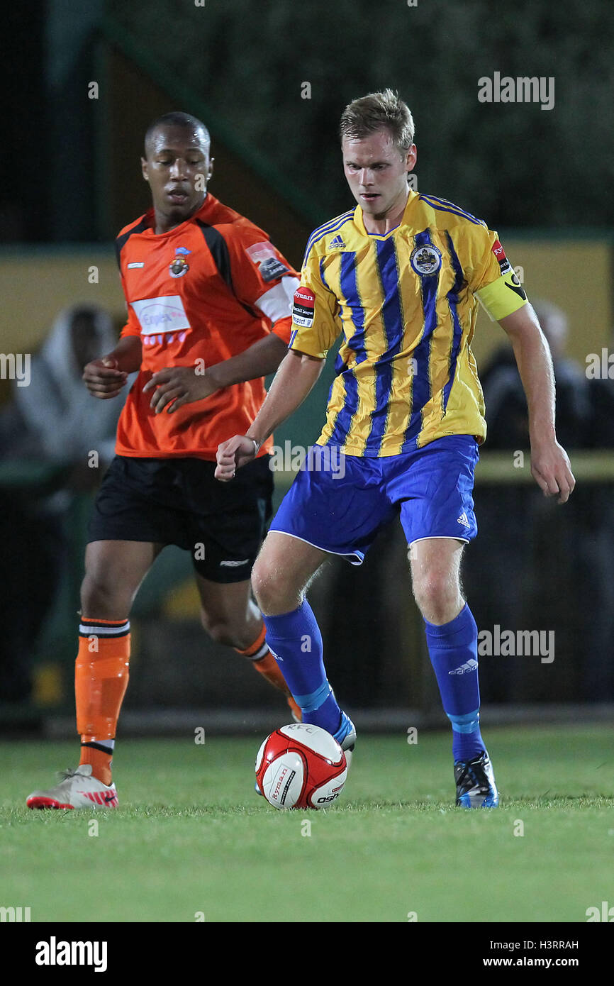 Jack Barry of Romford evades Adrian Clifton of Waltham Forest - Romford ...