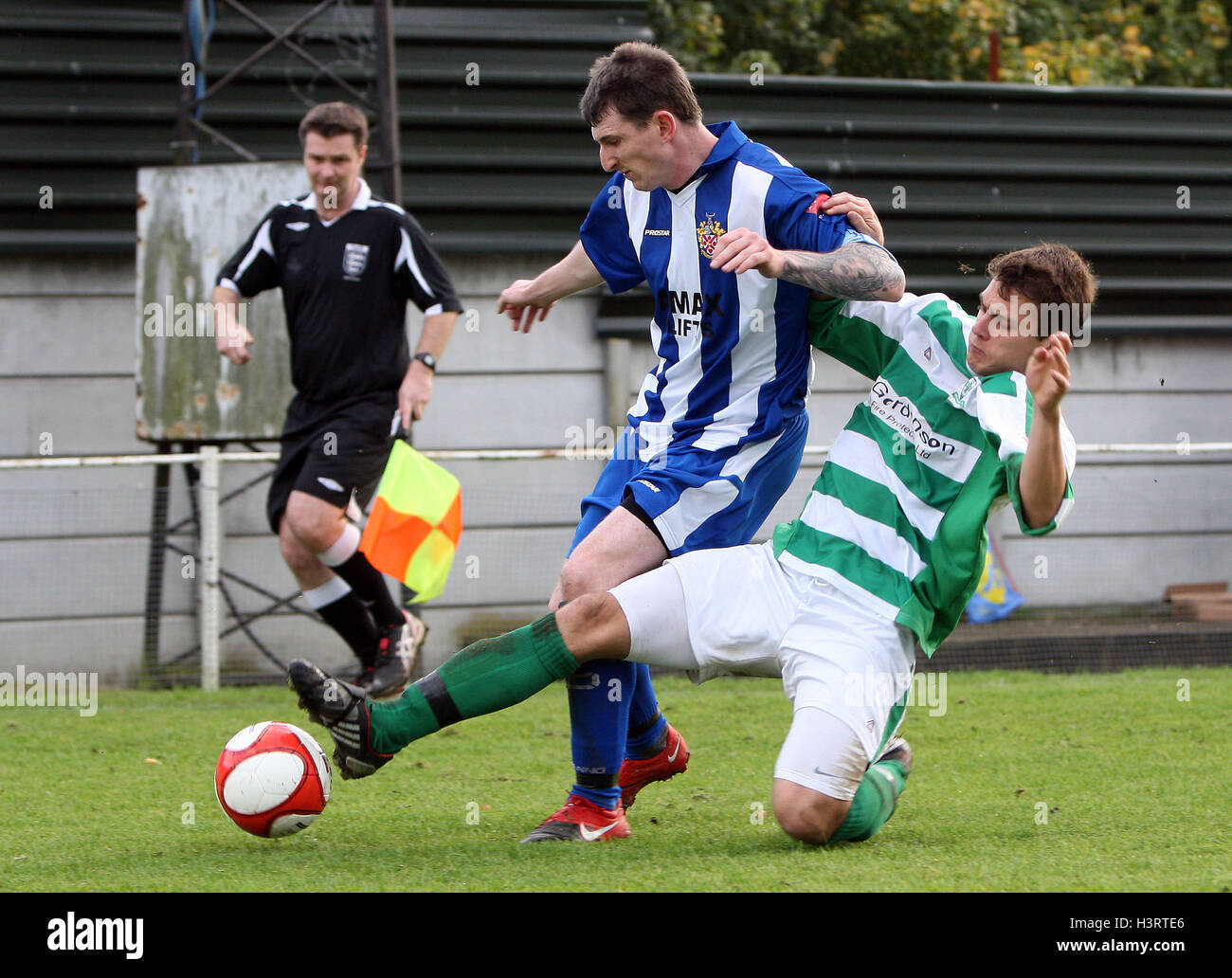 Reece Prestedge in action for Hornchurch - Waltham Abbey vs AFC ...