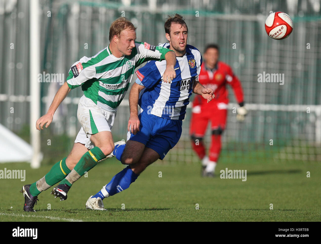 Elliot Styles in action for Hornchurch - Waltham Abbey vs AFC ...