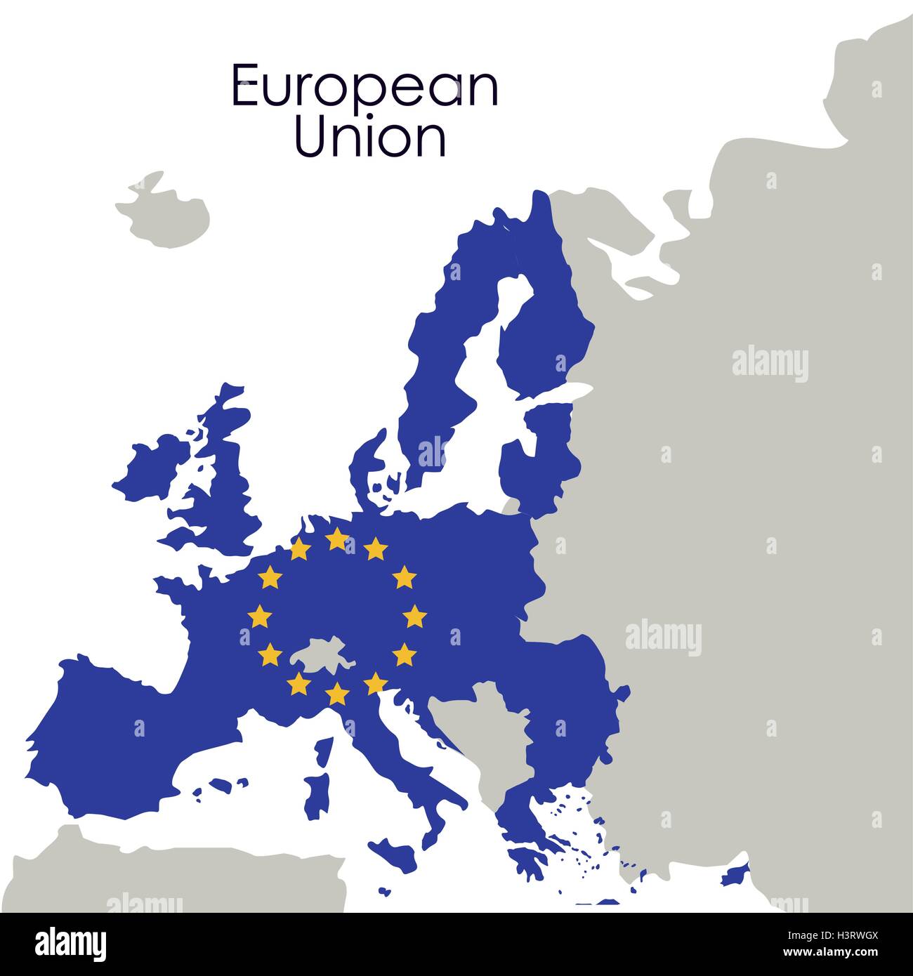 European union map design Stock Vector Image & Art - Alamy