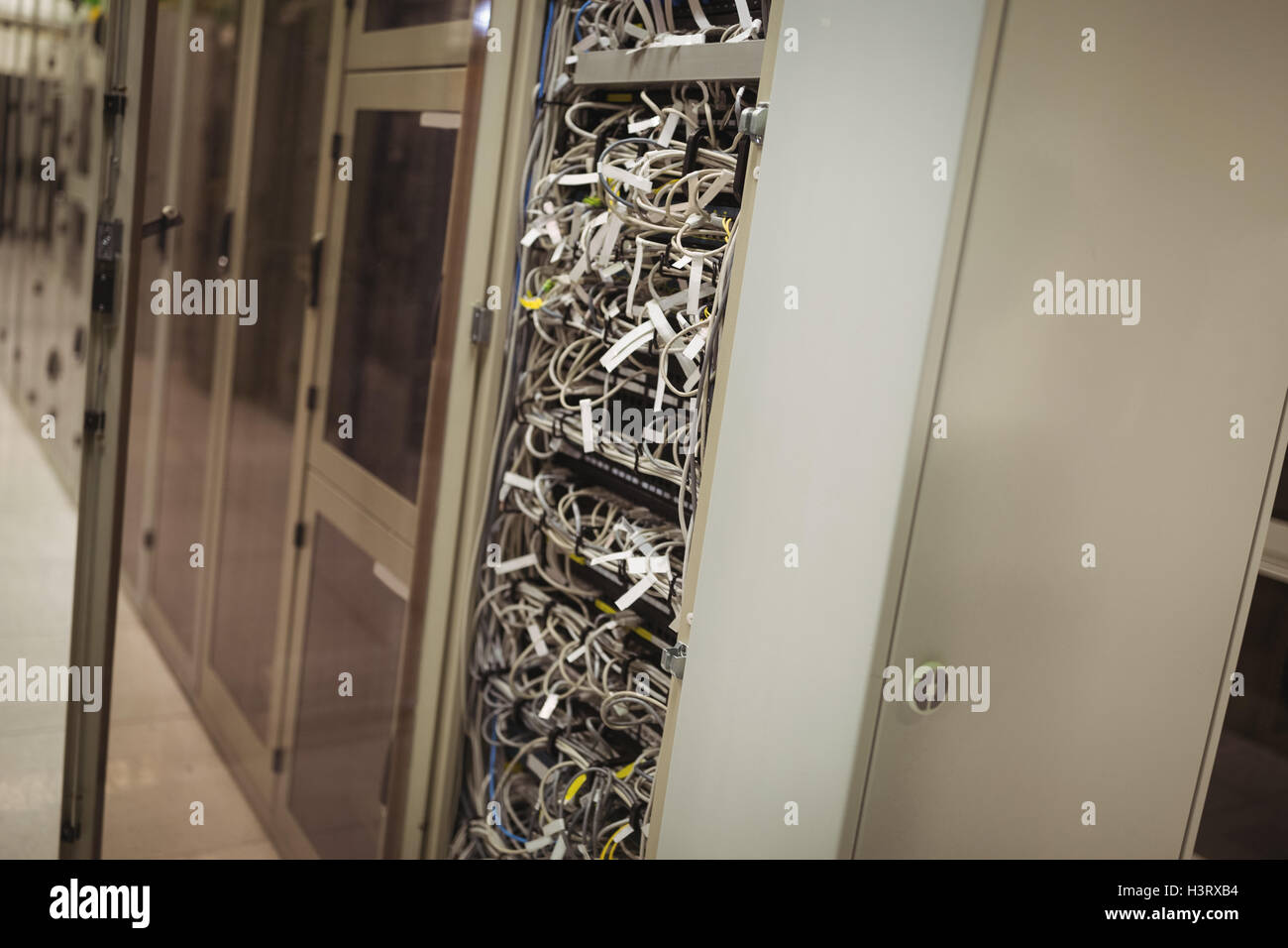 View of rack mounted server Stock Photo - Alamy