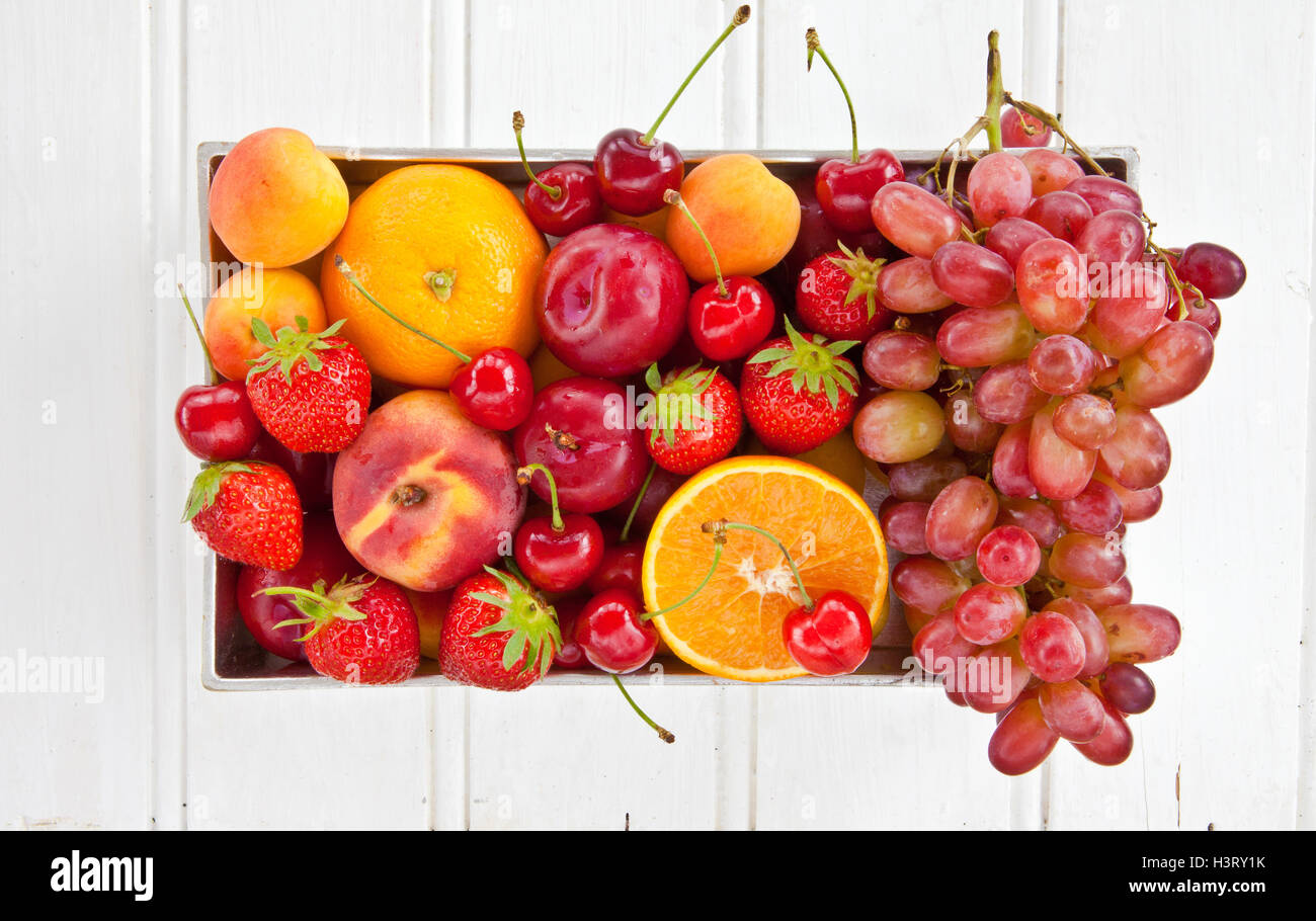Colorful fresh fruits Stock Photo - Alamy