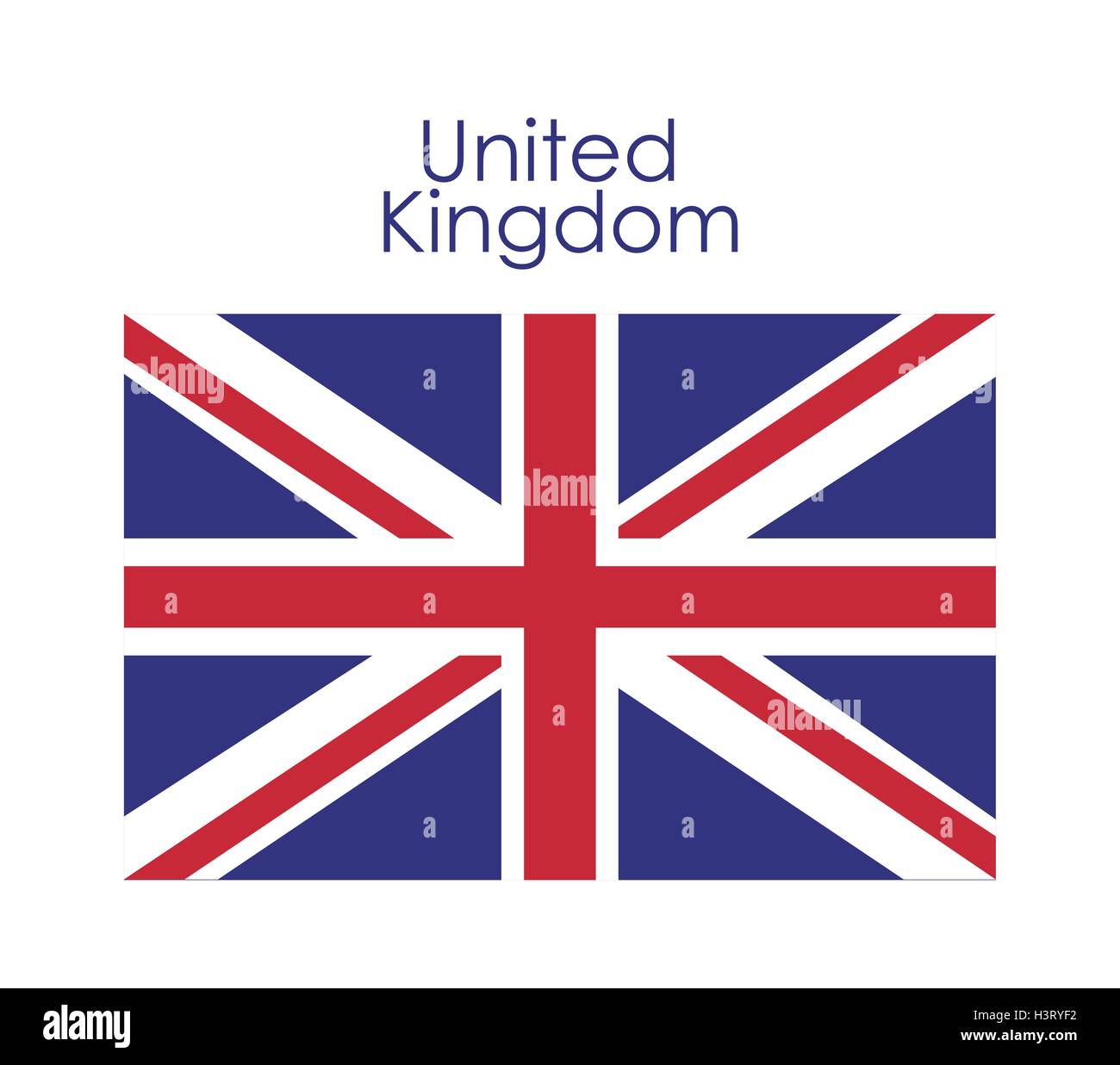 Isolated united kingdom flag design Stock Vector Image & Art - Alamy