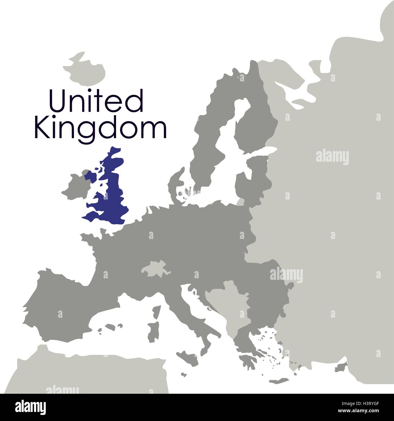 United kingdom map hi-res stock photography and images - Alamy