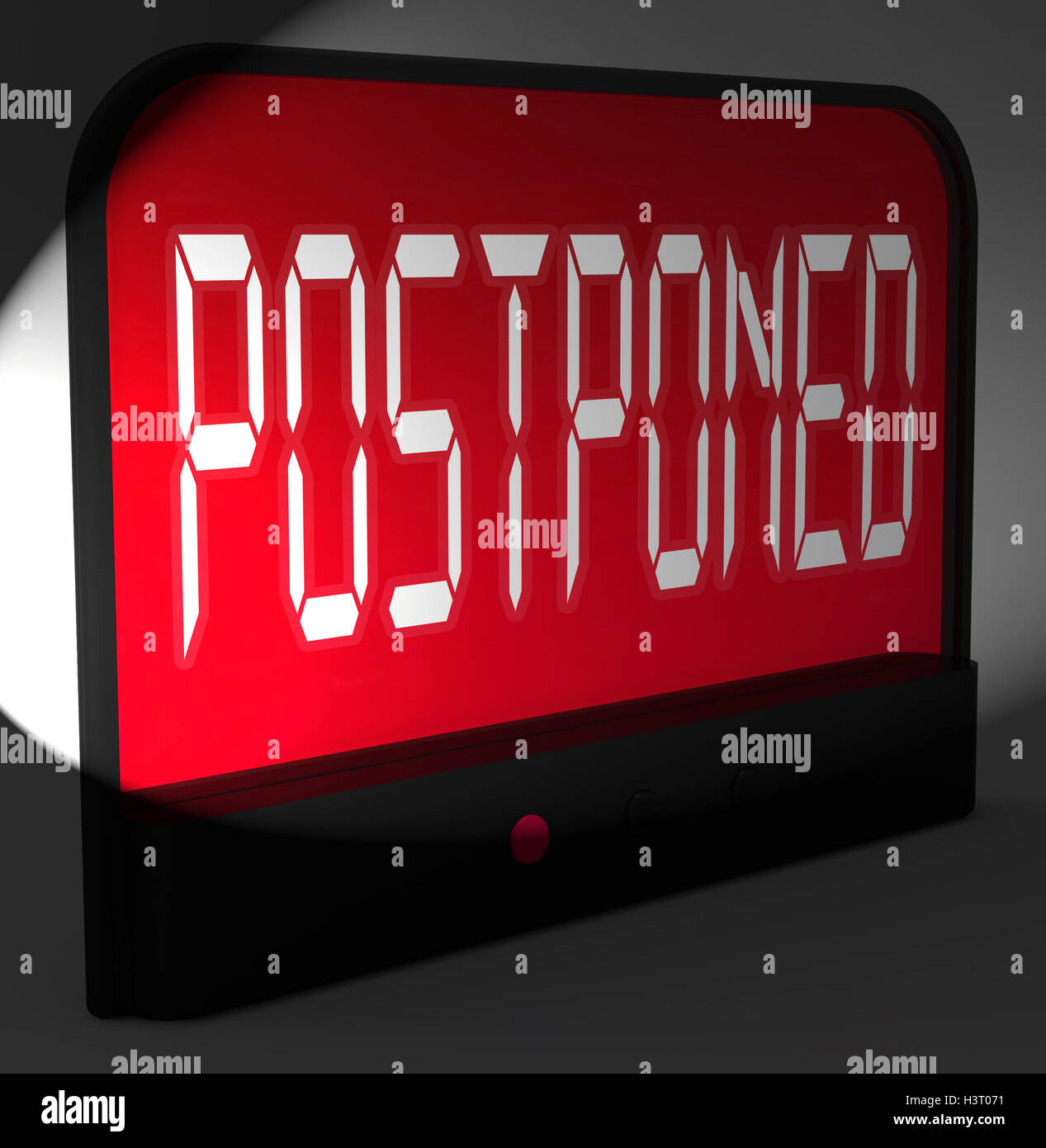 Date delayed hi-res stock photography and images - Alamy