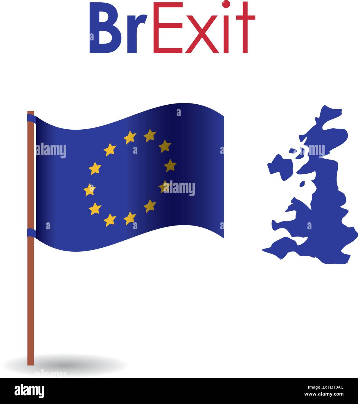Brexit map Stock Vector Images - Alamy