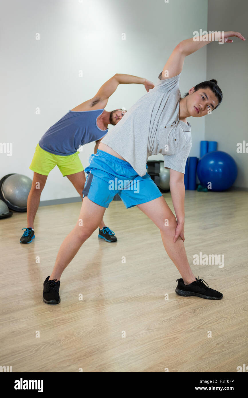 Chinese men doing exercise hi-res stock photography and images - Alamy