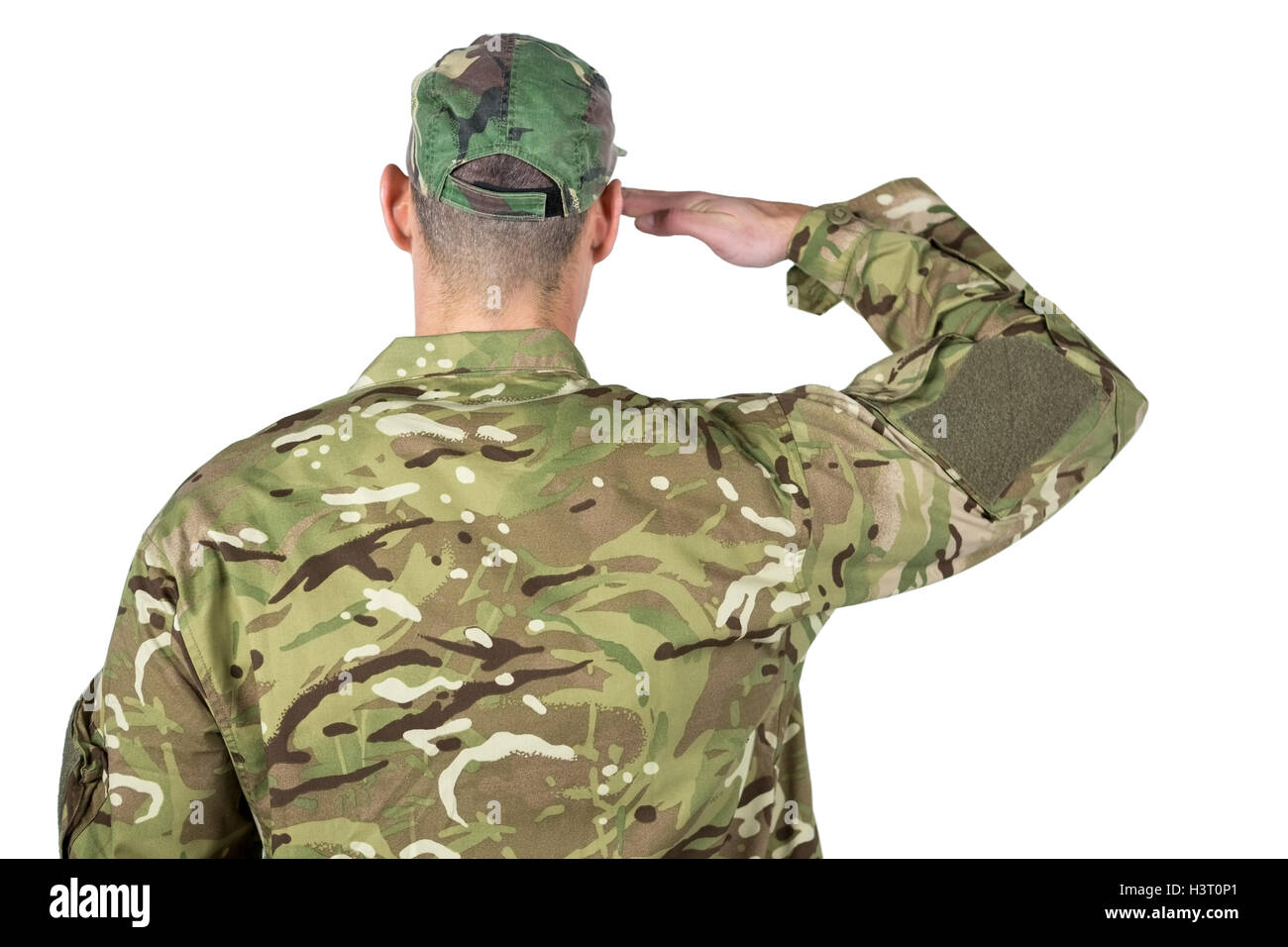 Rear view of soldier hi-res stock photography and images - Alamy