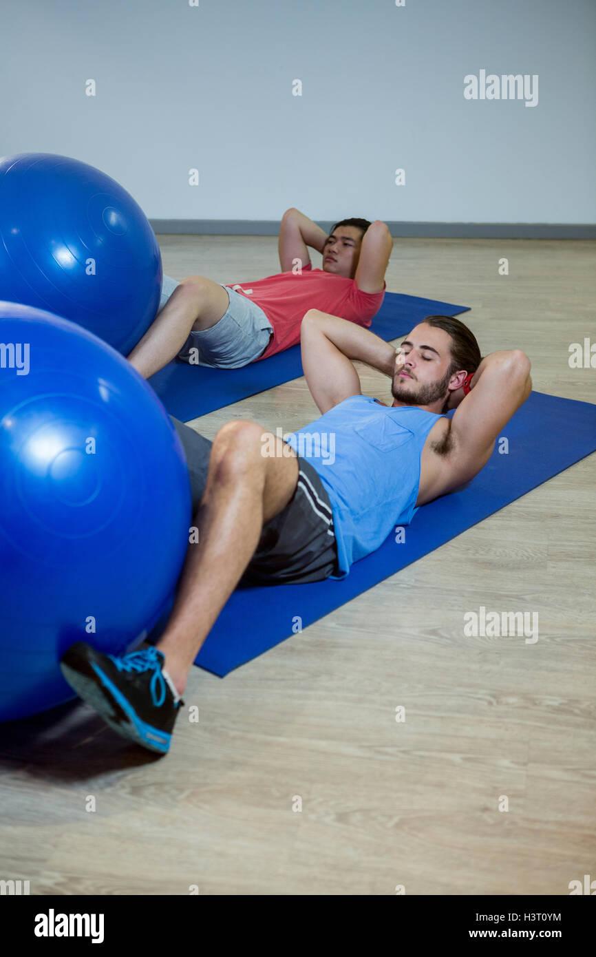 Chinese woman lying on exercise hi-res stock photography and images - Alamy