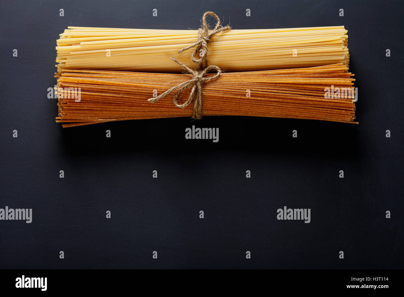 Bunches of spaghetti Stock Photo - Alamy