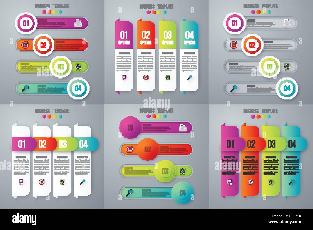 Set with infographics Stock Vector Image & Art - Alamy