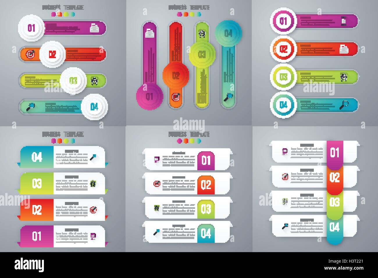 Set with infographics Stock Vector Image & Art - Alamy