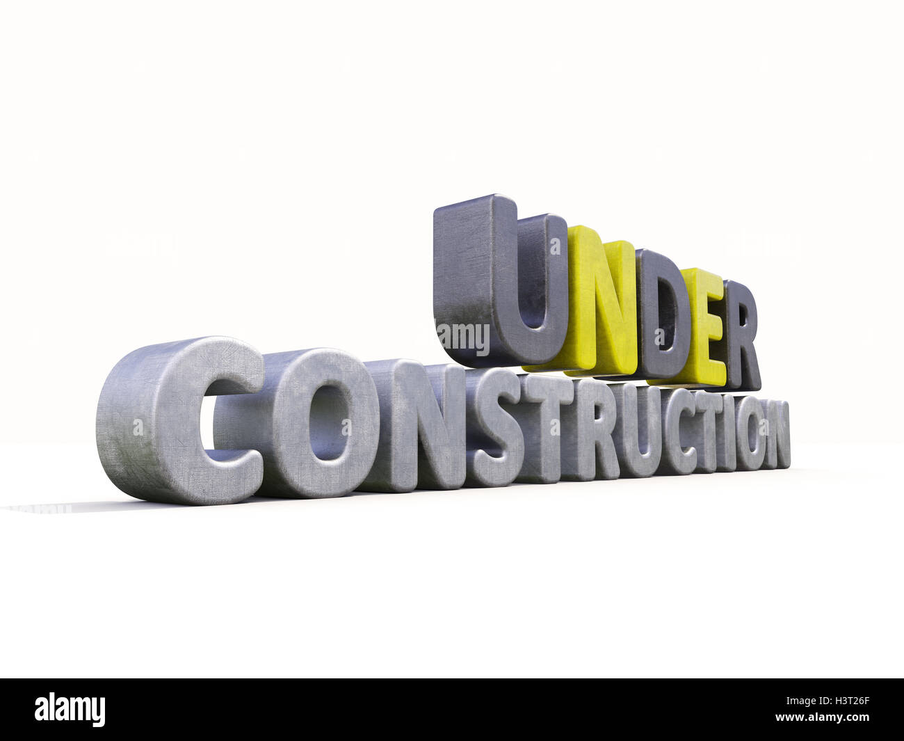 Under renovation construction site Cut Out Stock Images & Pictures - Alamy