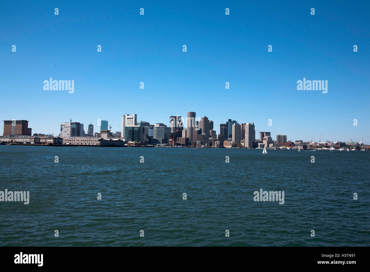 High Rise office buildings and The Custom House The Waterfront Boston ...