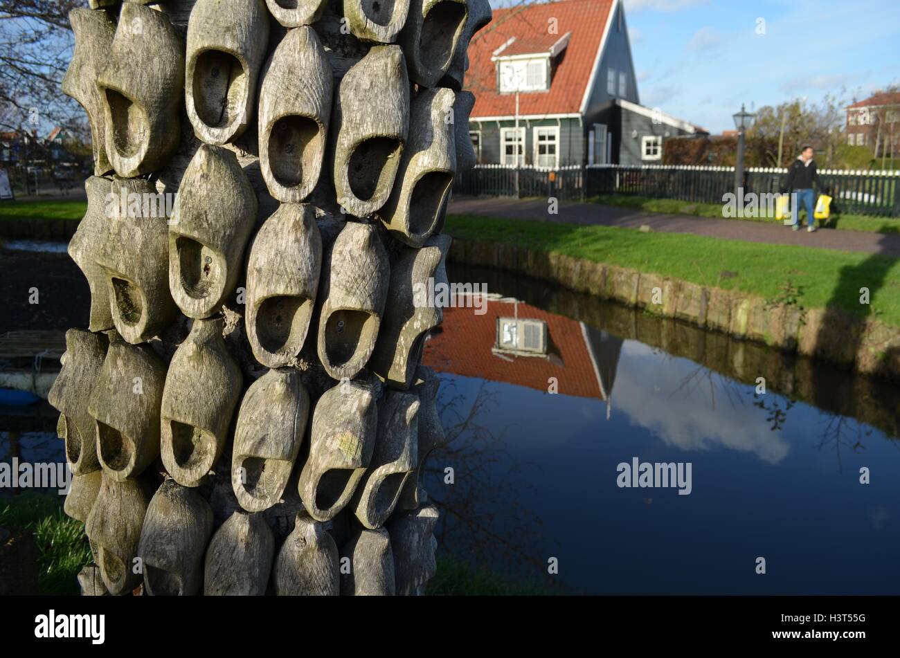 Clog tree in beautiful Holland Stock Photo - Alamy