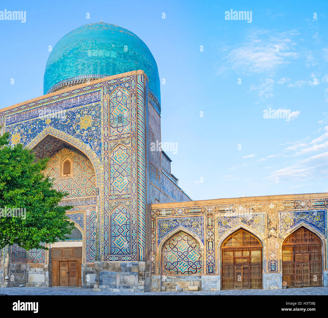 The old Samarkand boasts the great architectural traditions, preserved ...
