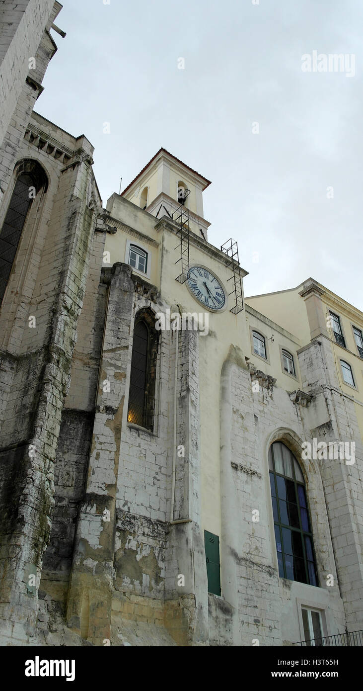 Carmo Convent, Lisbon, Portugal Stock Photo - Alamy