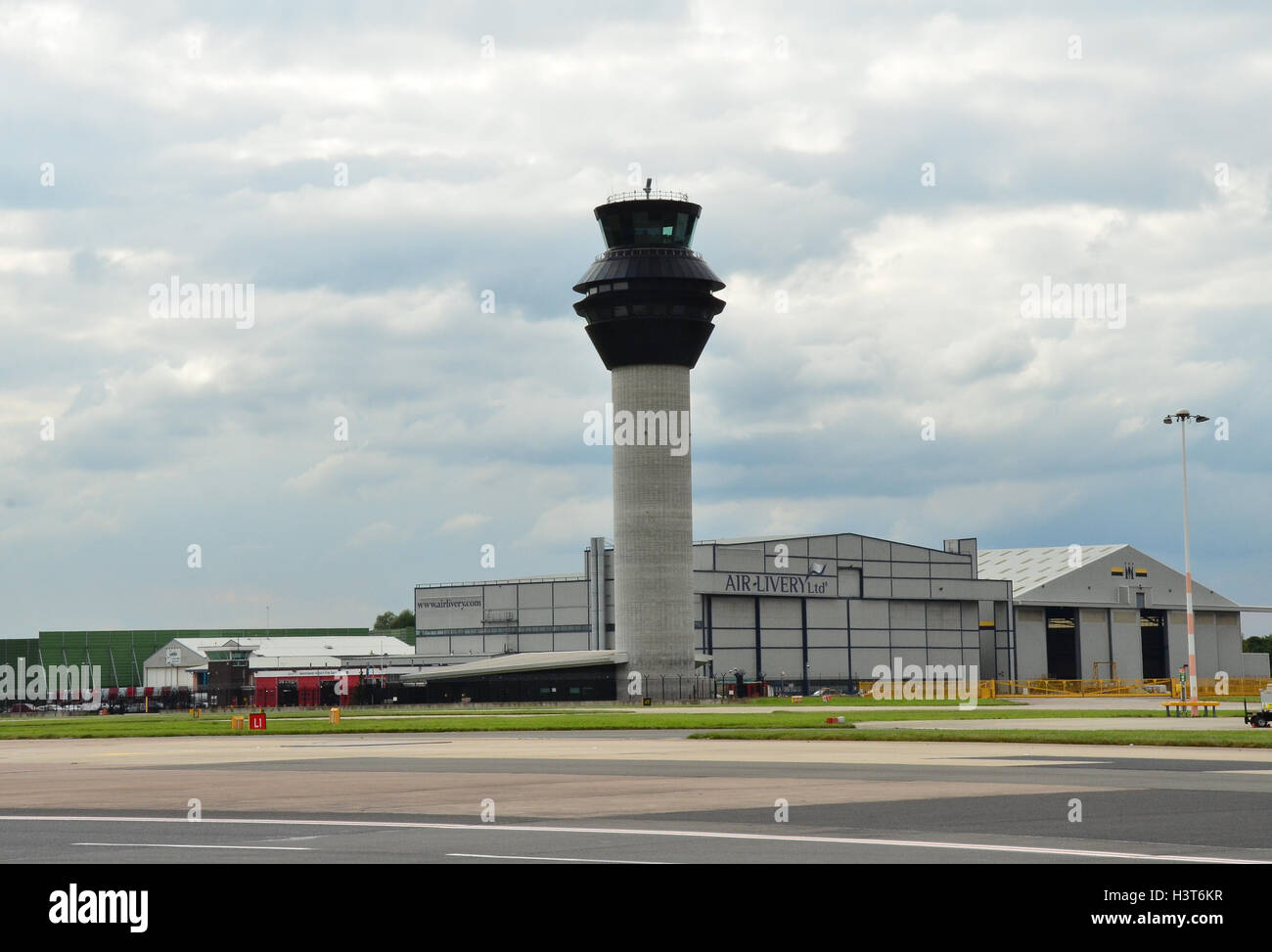 The New Control Tower At Manchester Airport, Manchester , UK Stock ...