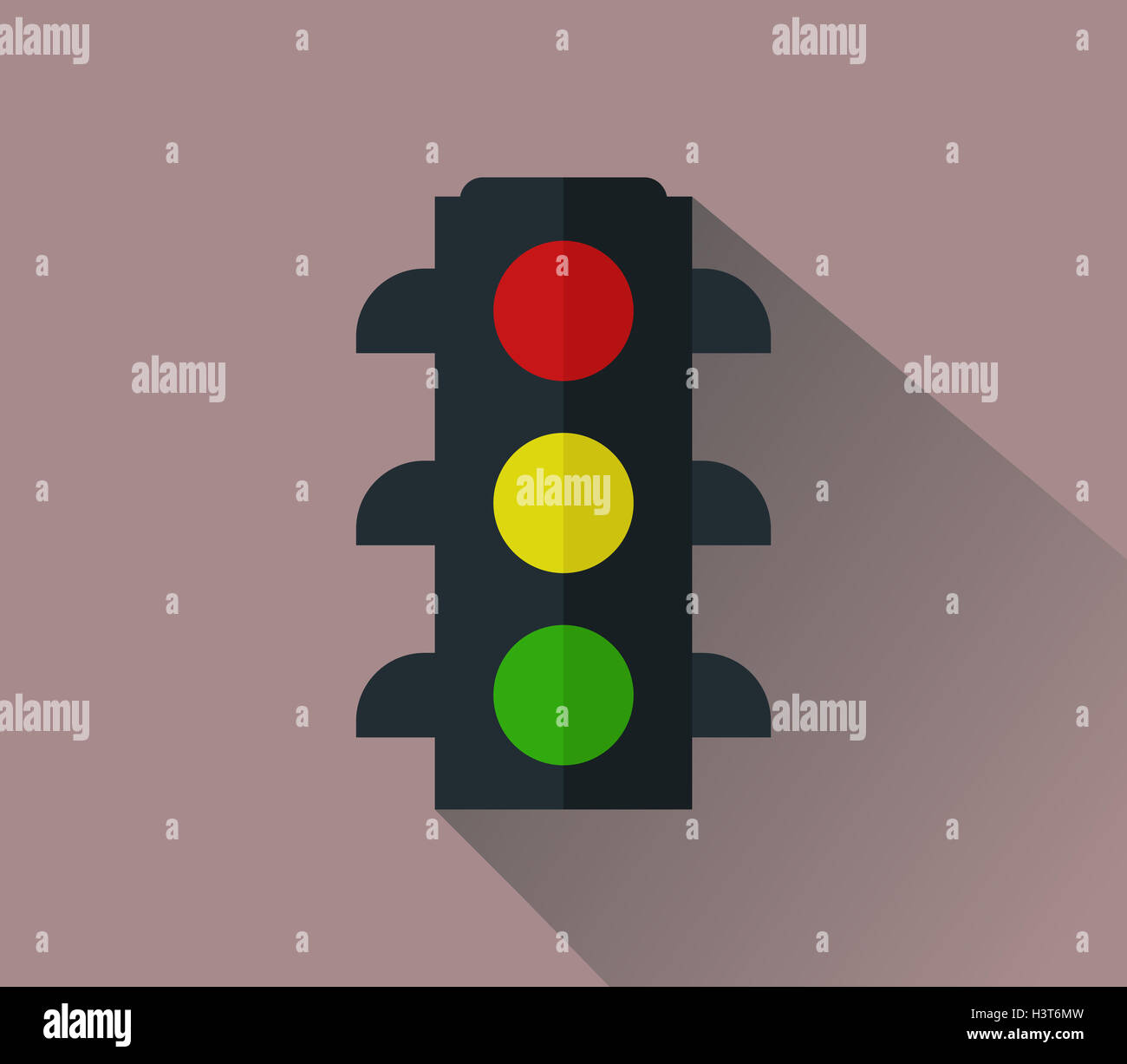 Traffic light icon Stock Photo - Alamy